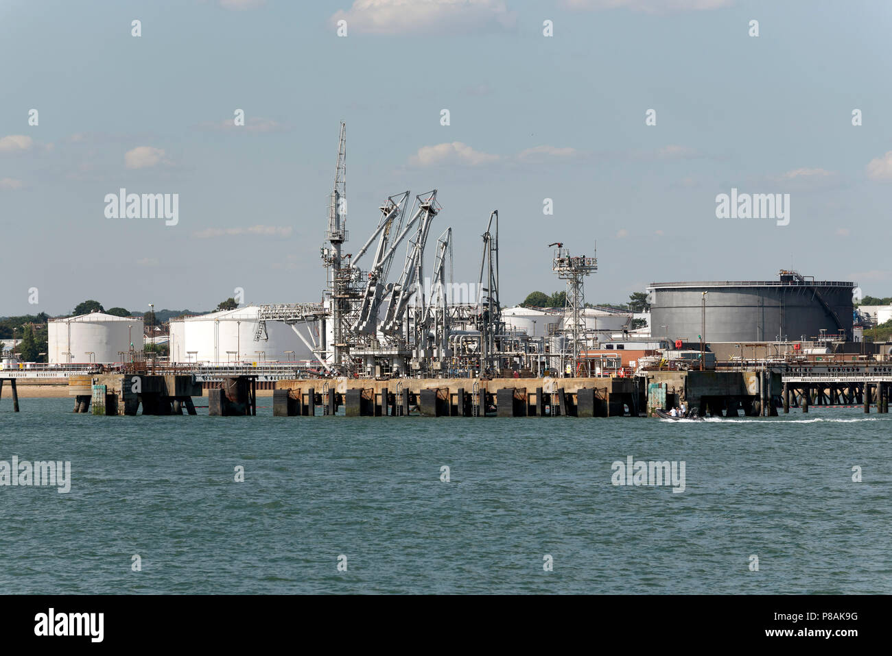 Oil terminal jetty hi-res stock photography and images - Alamy
