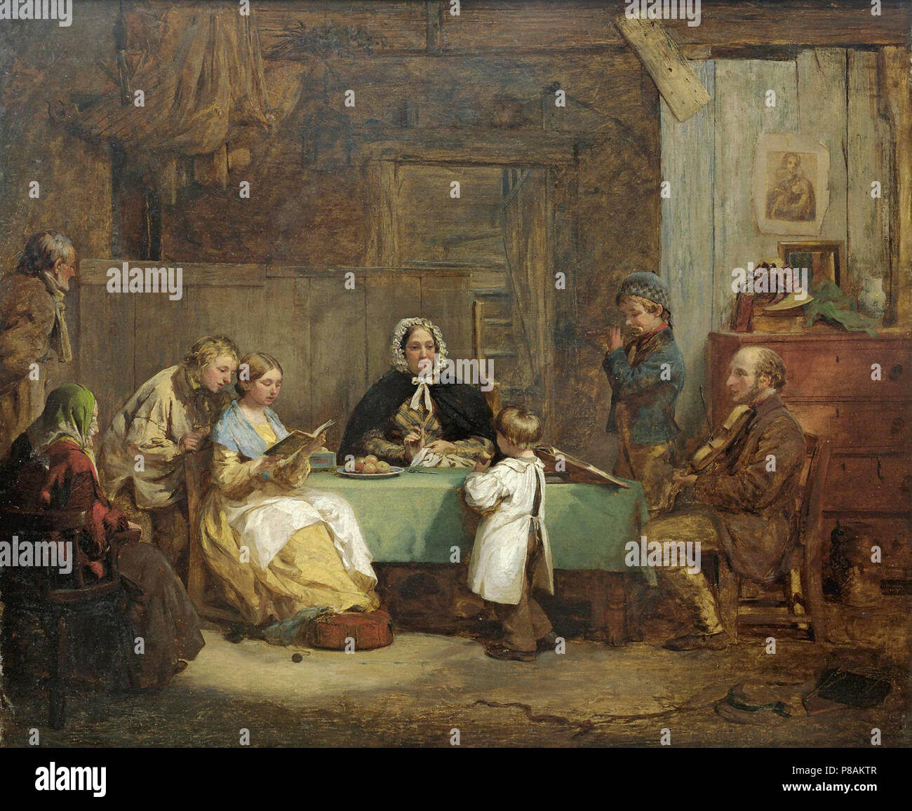Thomas Webster Painting High Resolution Stock Photography and Images ...