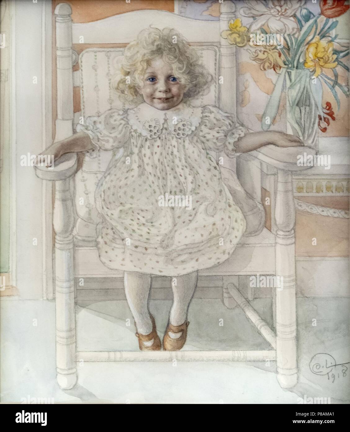 Portrait of Inga-Maria Thiel. Museum: Thielska Galleriet, Stockholm ...