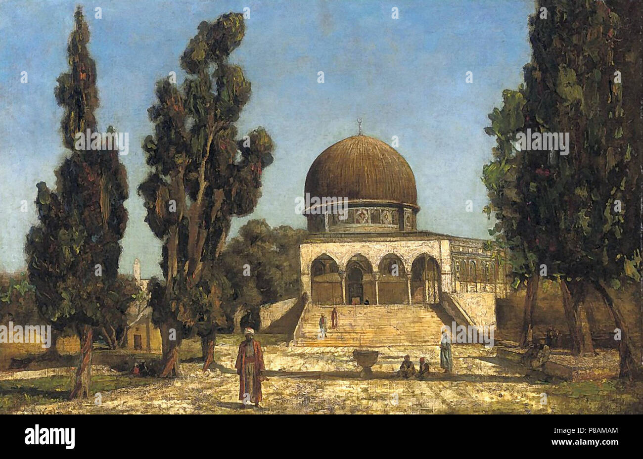 Weeks Edwin Lord - Temple Mount Jerusalem Stock Photo - Alamy