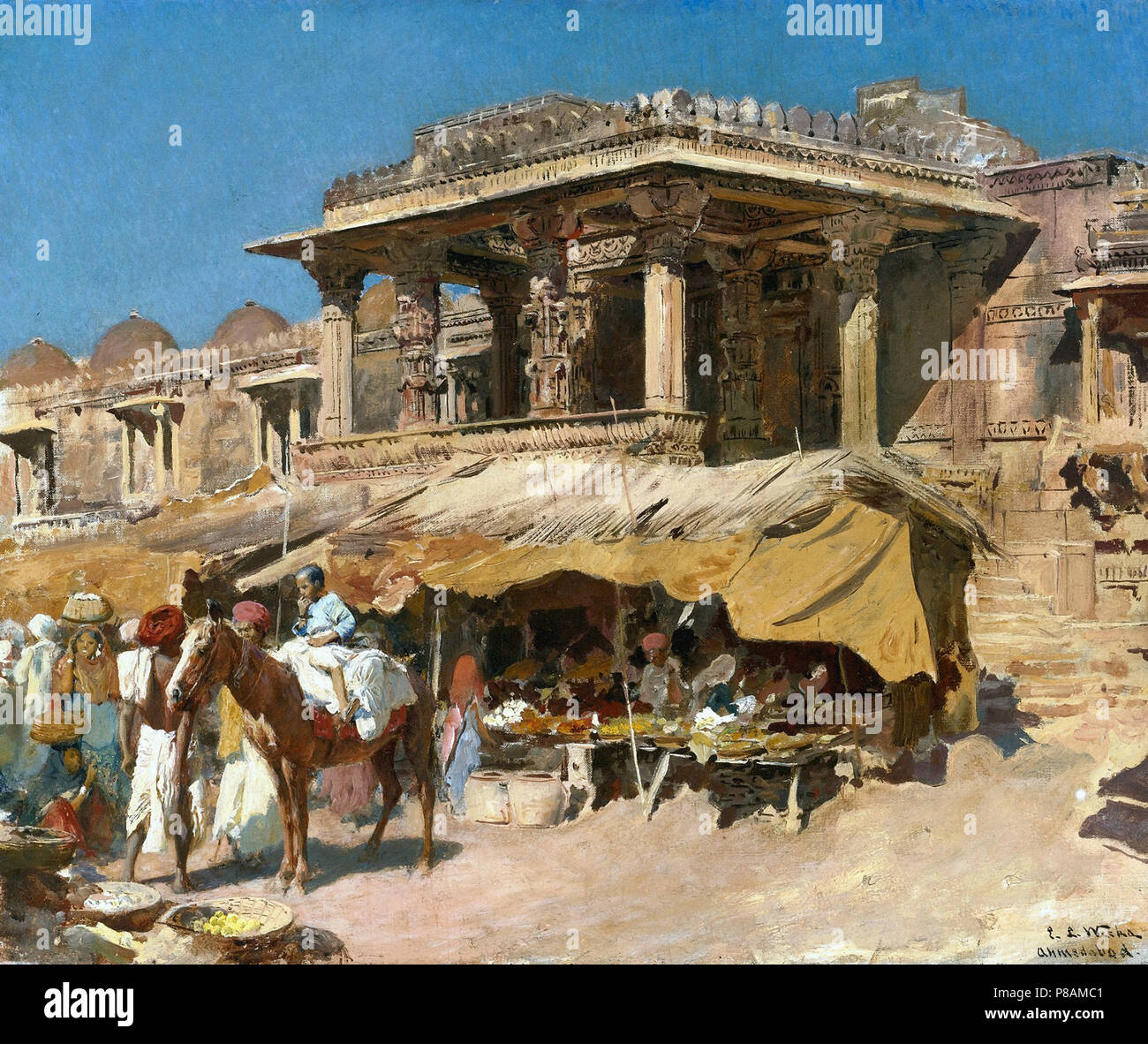 Edwin lord weeks india hi-res stock photography and images - Alamy