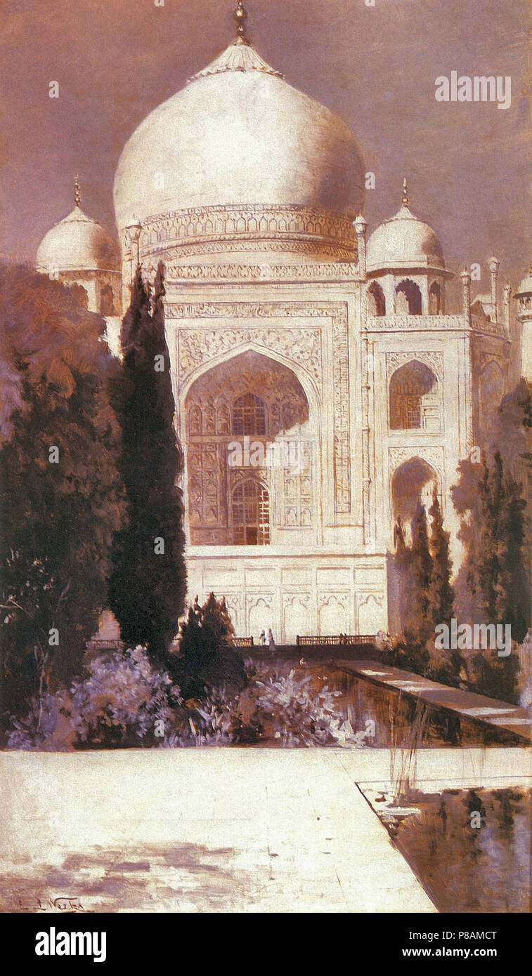 Weeks Edwin Lord - the Taj Mahal 1 Stock Photo - Alamy