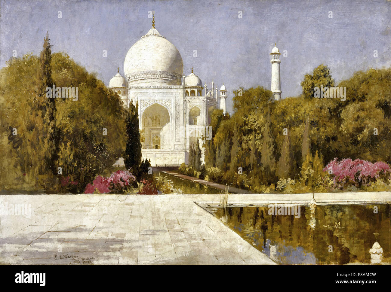 Weeks Edwin Lord - the Taj Mahal 2 Stock Photo - Alamy