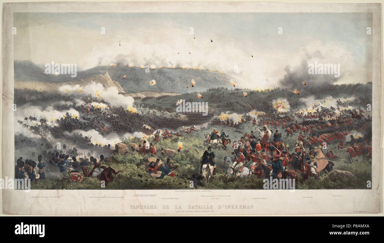 The Battle of Inkerman on November 5, 1854. Museum: PRIVATE COLLECTION ...