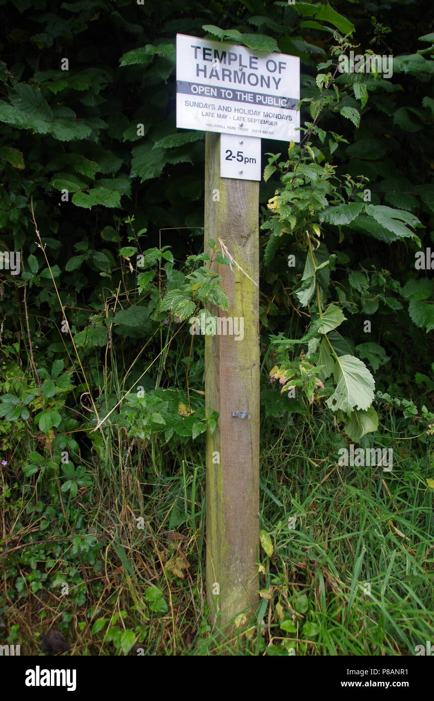 Temple of Harmony folly of Goathurst. John o' groats (Duncansby head ...