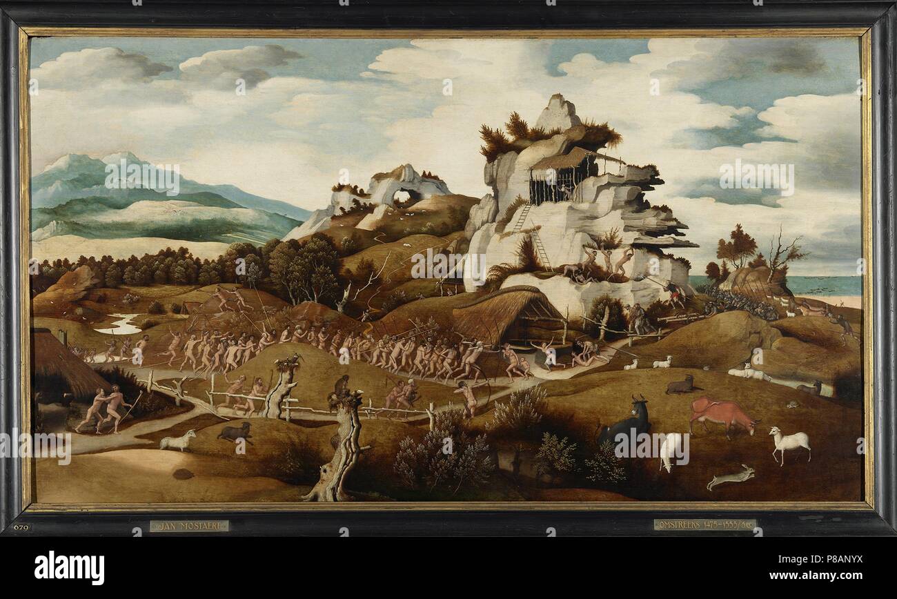 Landscape with an Episode from the Conquest of America. Museum ...