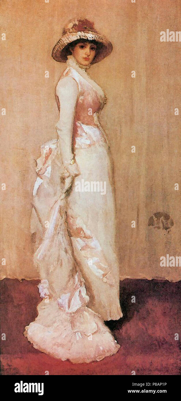 Whistler James Mcneill - Valerie Lady Meux Stock Photo - Alamy