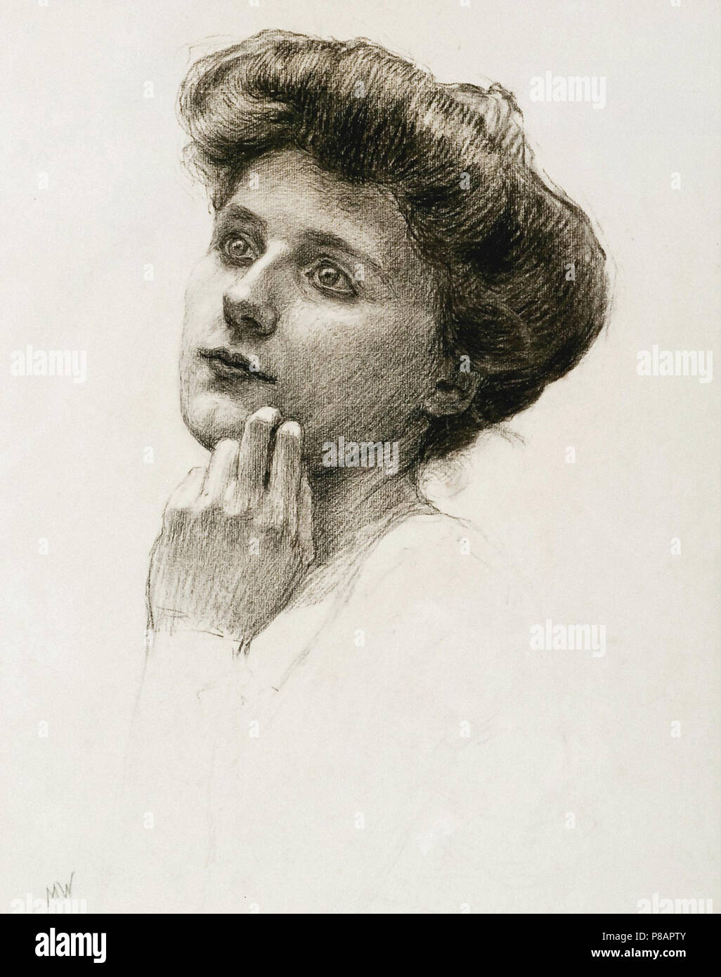 Wiik Maria - Portrait of a Woman Stock Photo - Alamy