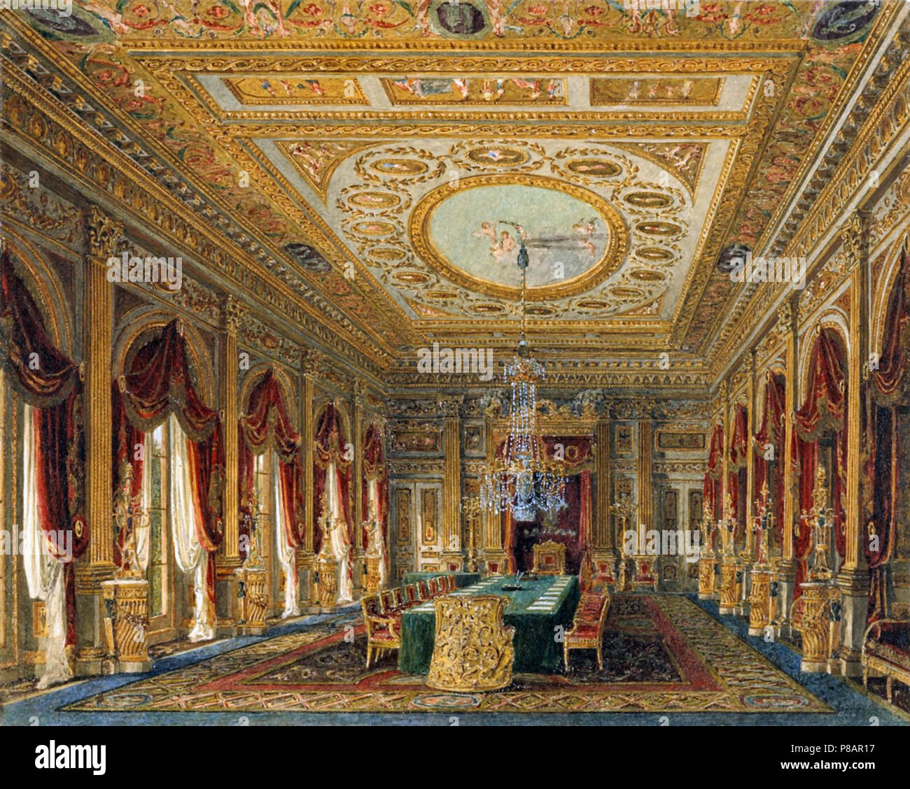 Wild Charles - Carlton House - the Throne Room Stock Photo - Alamy