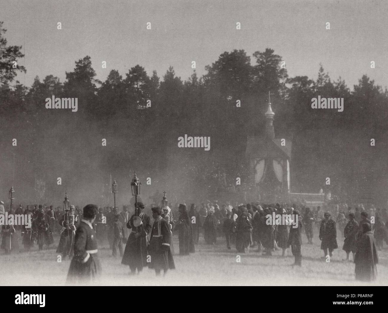 Easter procession in the Sarov monastery. Museum: Russian State Film ...