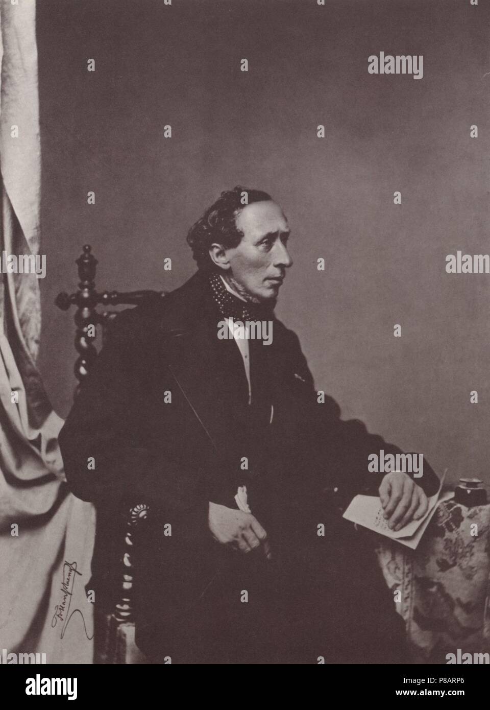 Hans christian andersen portrait hi-res stock photography and images ...
