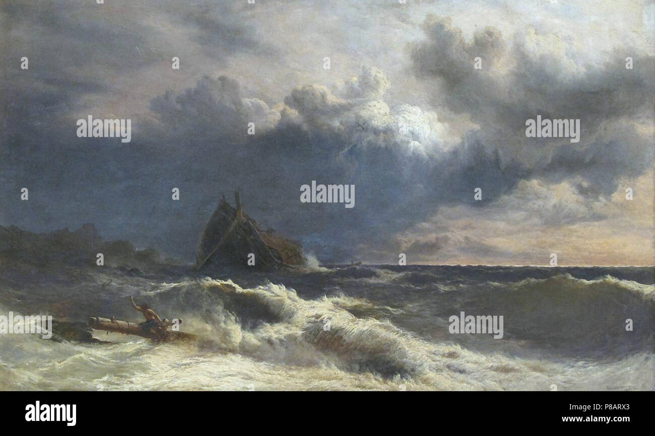 Williams Alfred Walter - the Rescue Stock Photo - Alamy