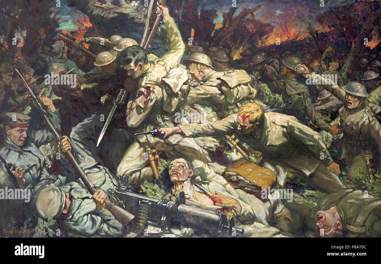 Williams Christopher - the Welsh at Mametz Wood Stock Photo - Alamy