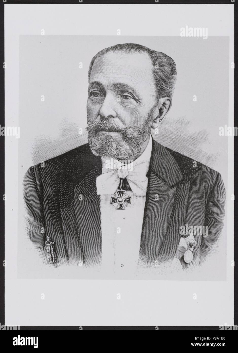 Portrait of Marius Petipa (1818-1910). Museum: State Museum of Theatre ...
