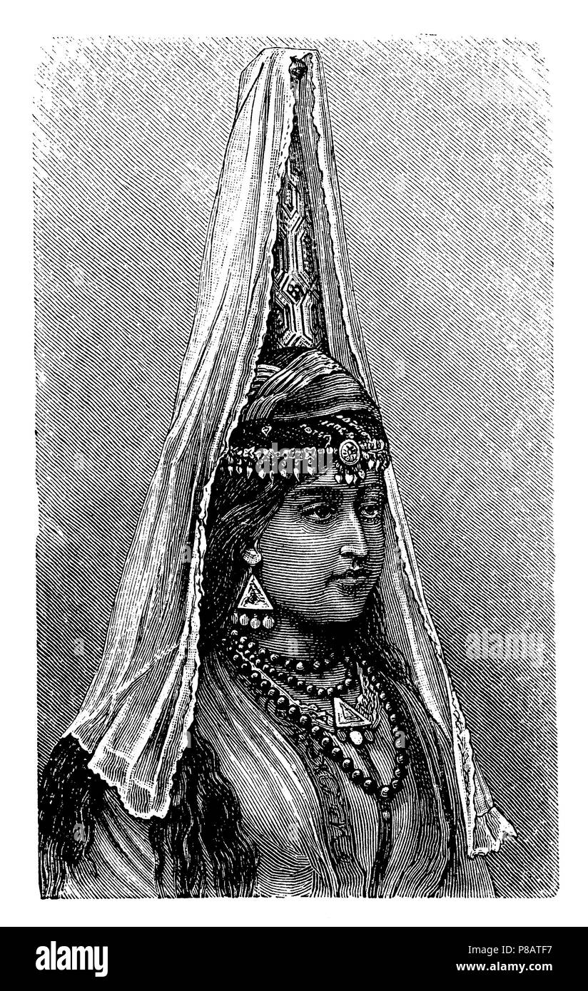 Druze woman, 1904 Stock Photo - Alamy