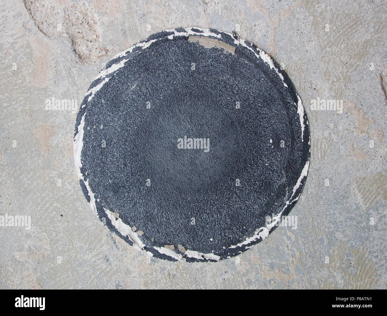 Concrete surface sanding paper, used, sanding paper used for leveling ...
