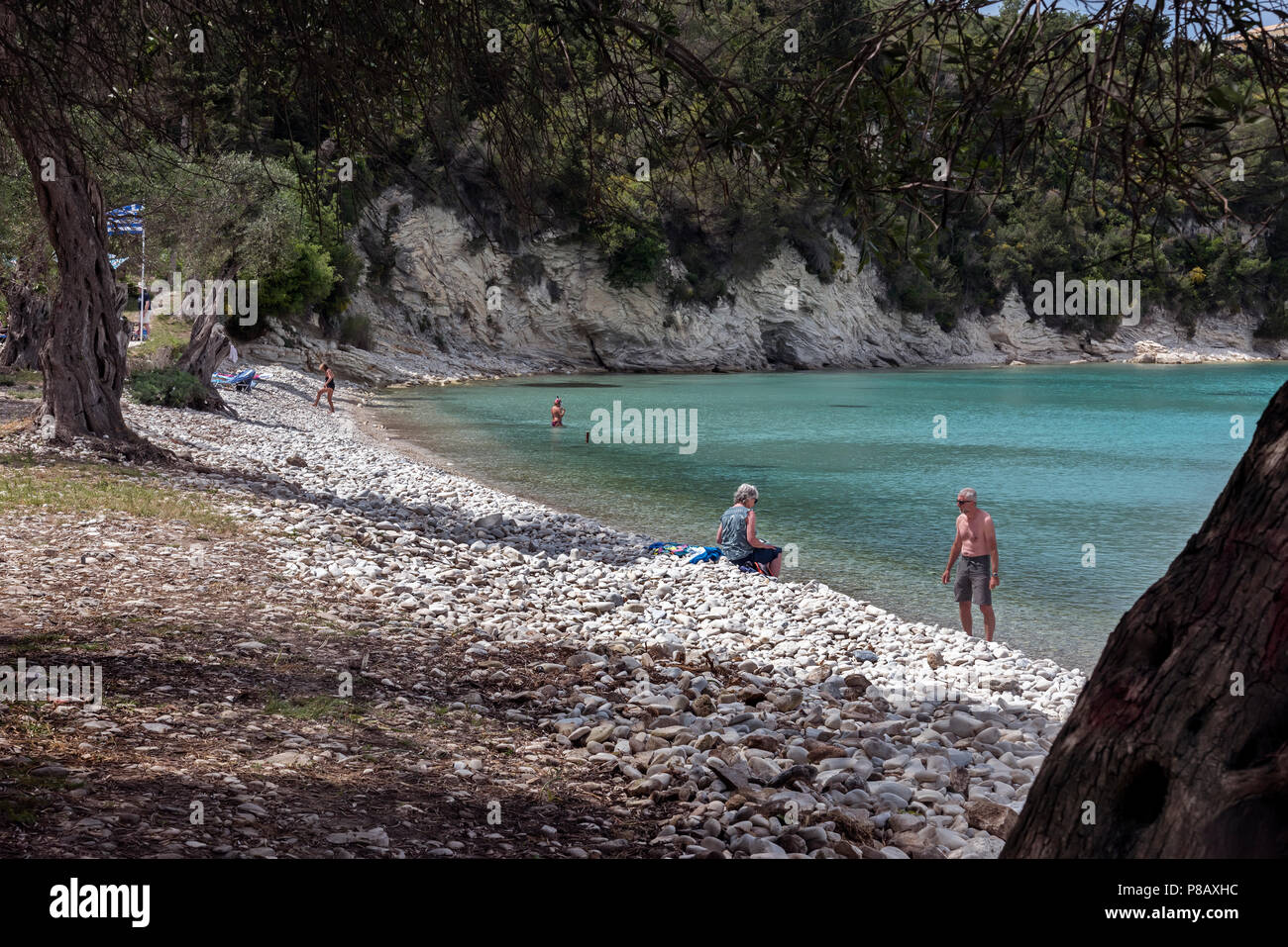 Paxos harami beach hi-res stock photography and images - Alamy