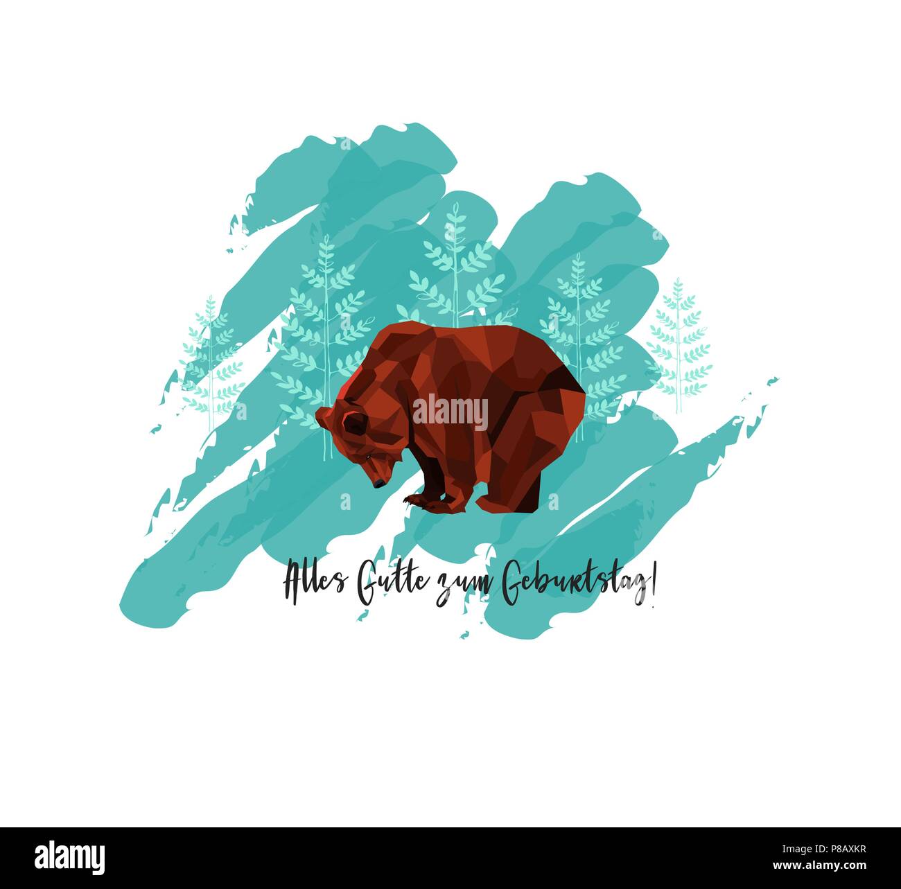 Geburtstag Stock Vector Images - Alamy