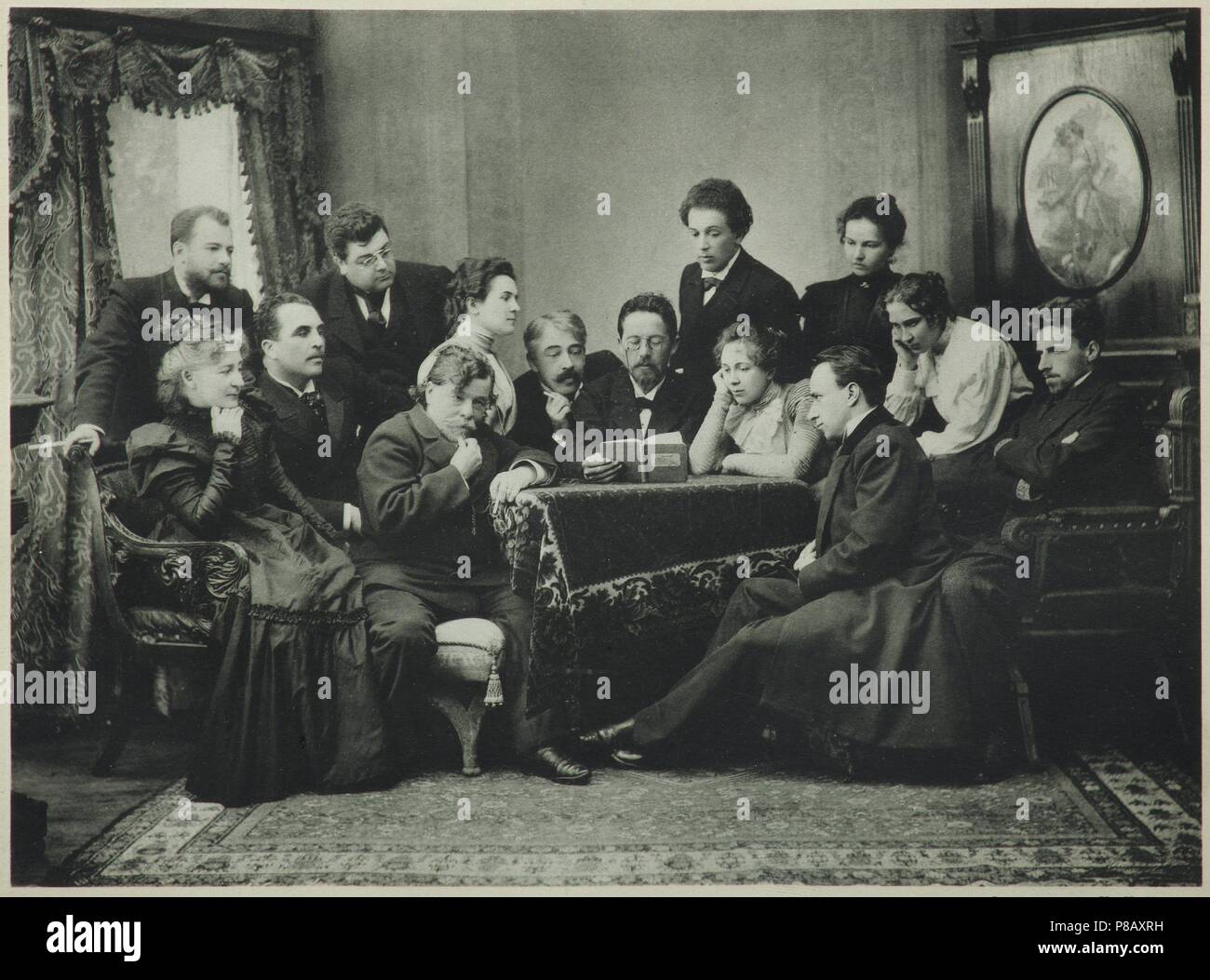Anton Chekhov reads "The Seagull" with the Moscow Art Theatre company ...
