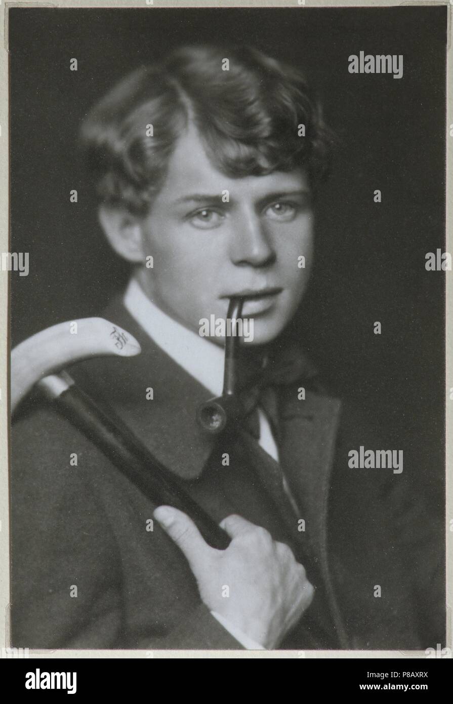 Portrait of the Poet Sergei Yesenin (1895-1925). Museum: State Central ...