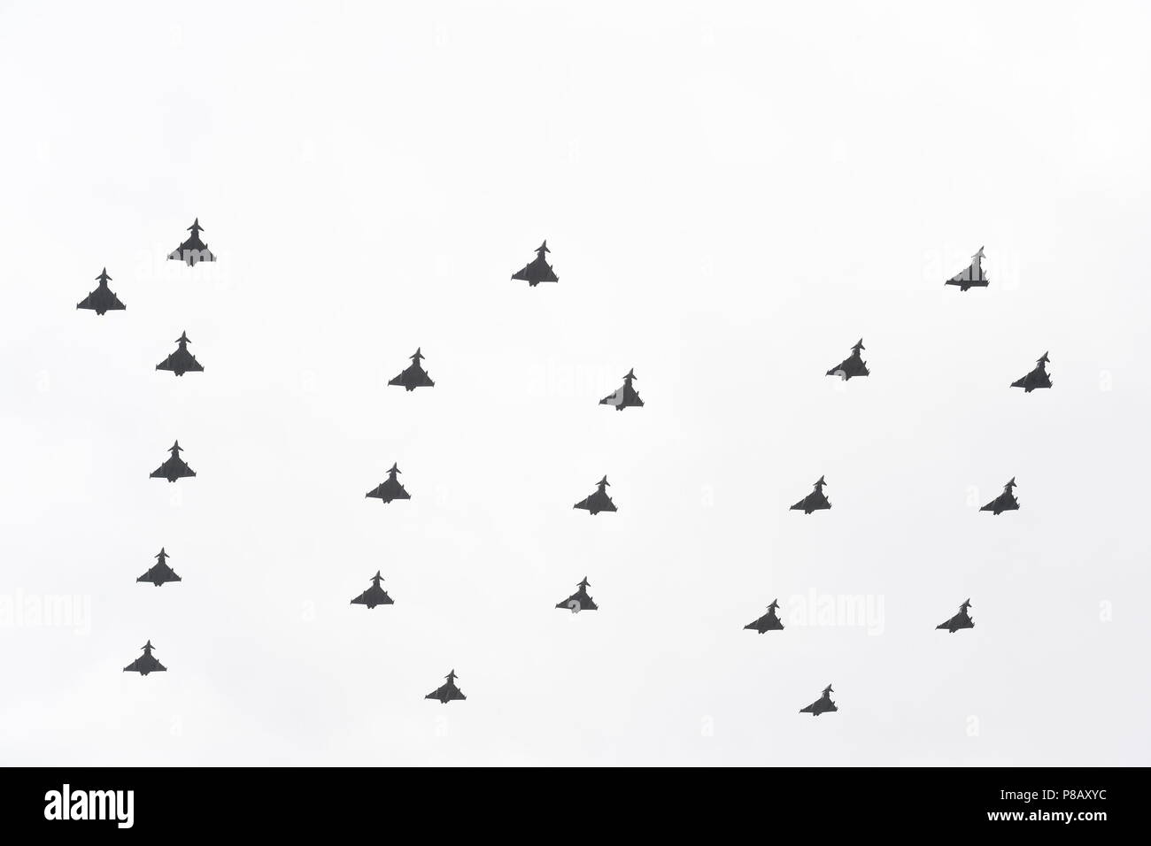 Formation of raf typhoons hi-res stock photography and images - Alamy