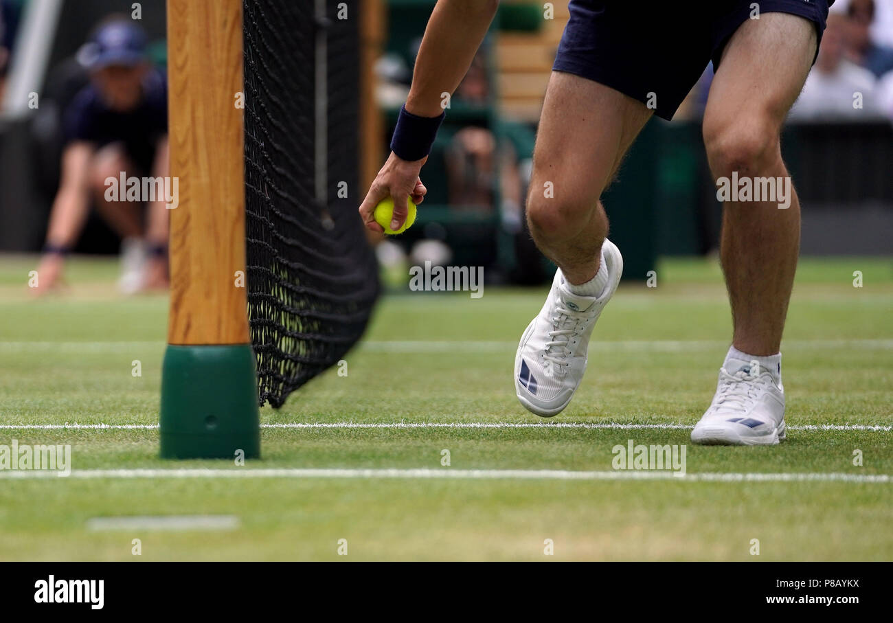 The feet of a ball boy at wimbledon hi-res stock photography and images ...