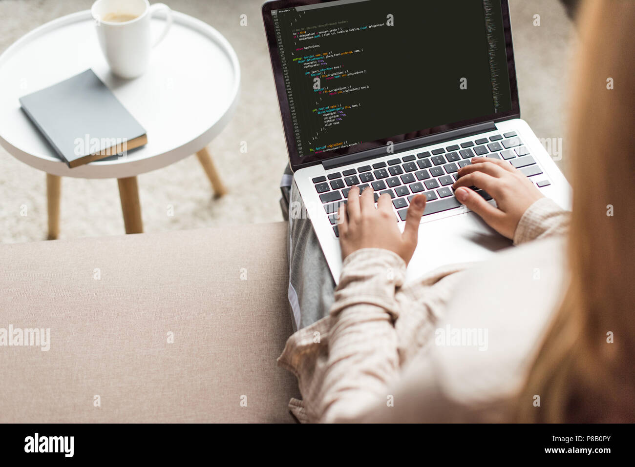 Cropped shot female typing hi-res stock photography and images - Alamy