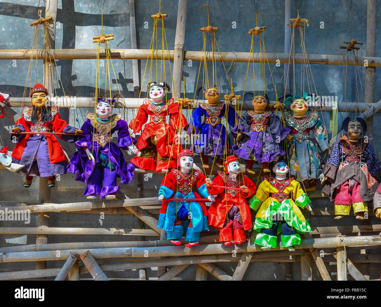 Burmese Traditional Puppet Show Myanmar Stock Photos & Burmese ...