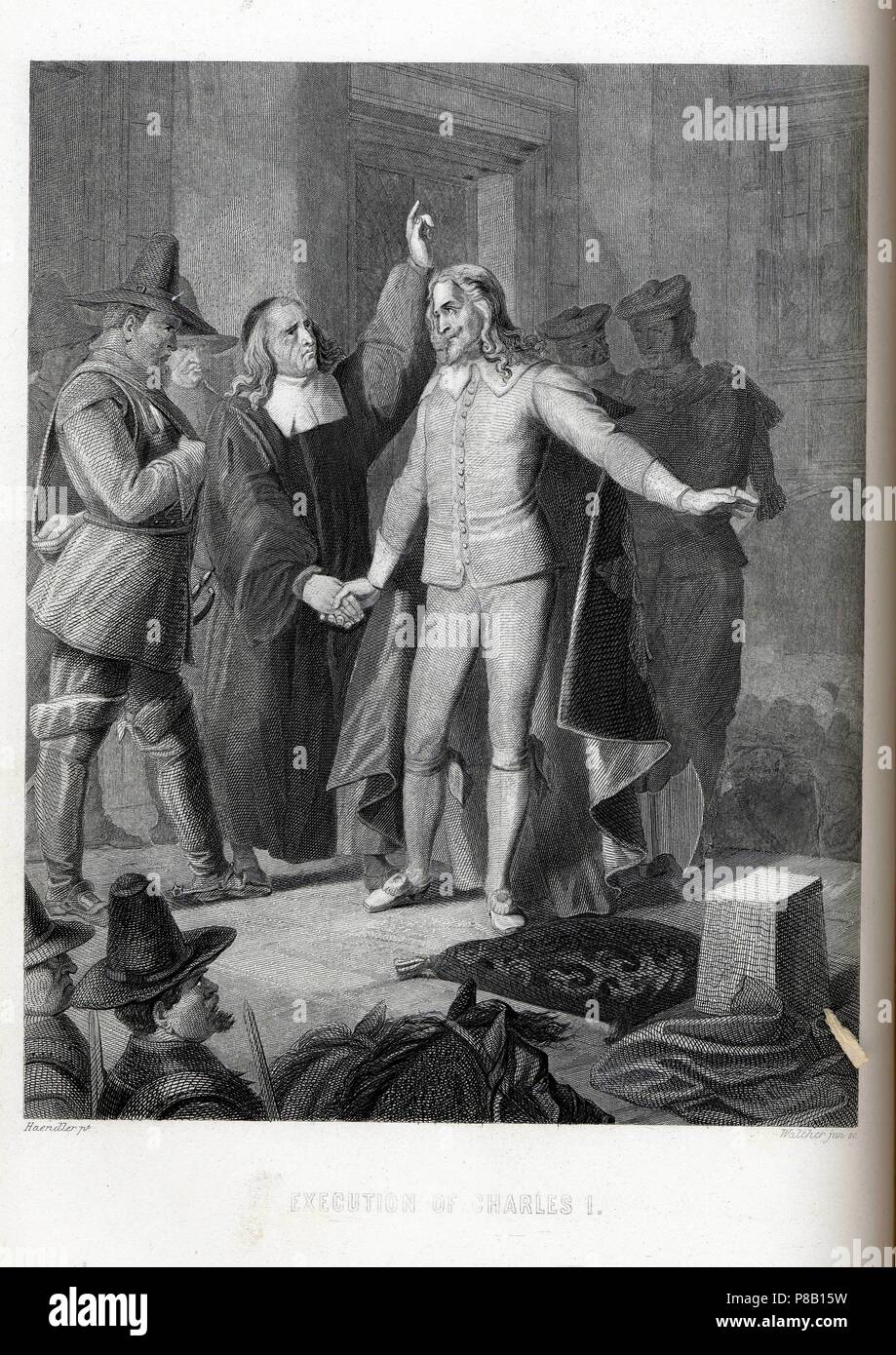 Execution of Charles I. Museum: PRIVATE COLLECTION Stock Photo - Alamy