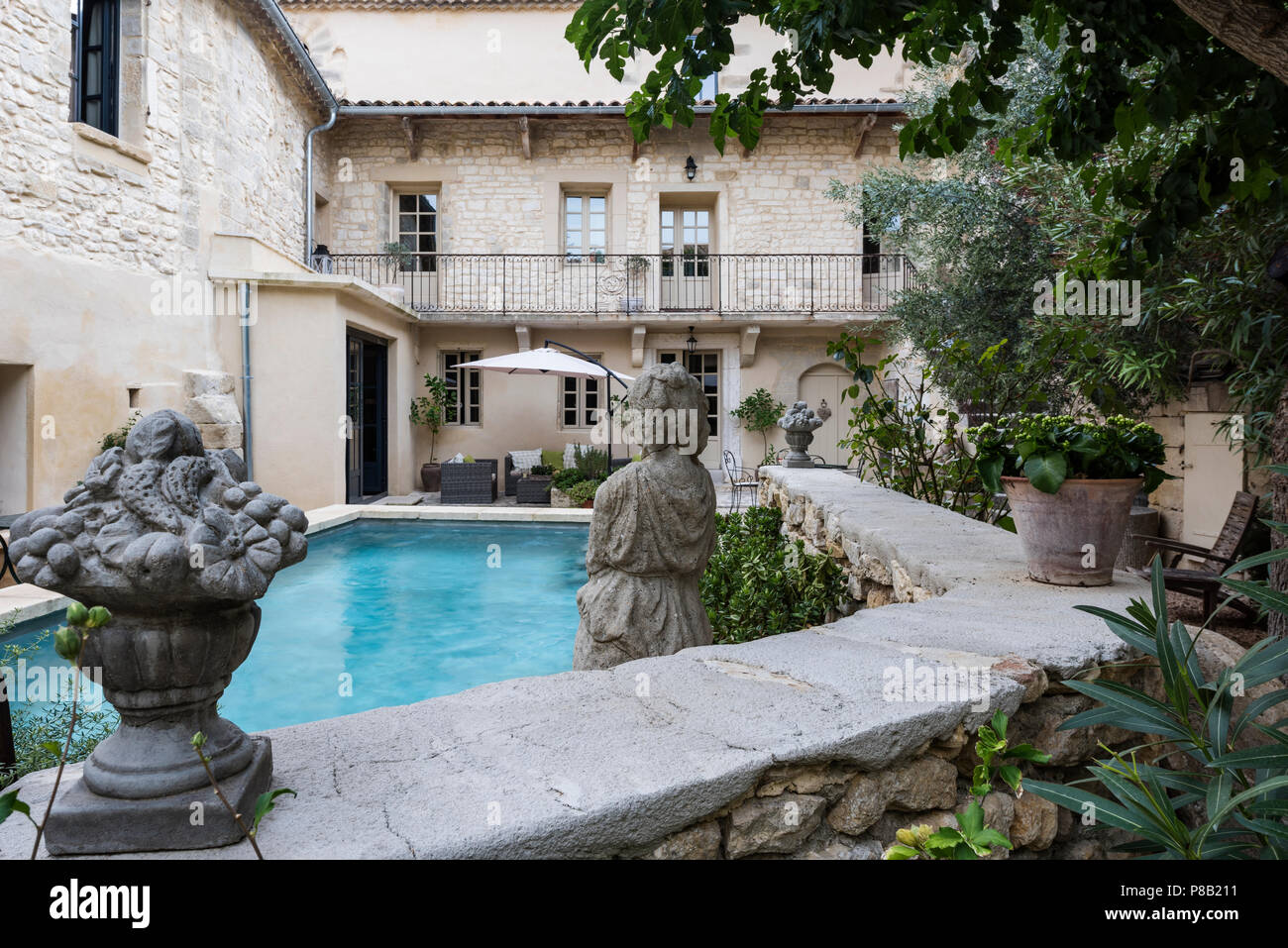 Olive tree swimming pool hi-res stock photography and images - Alamy