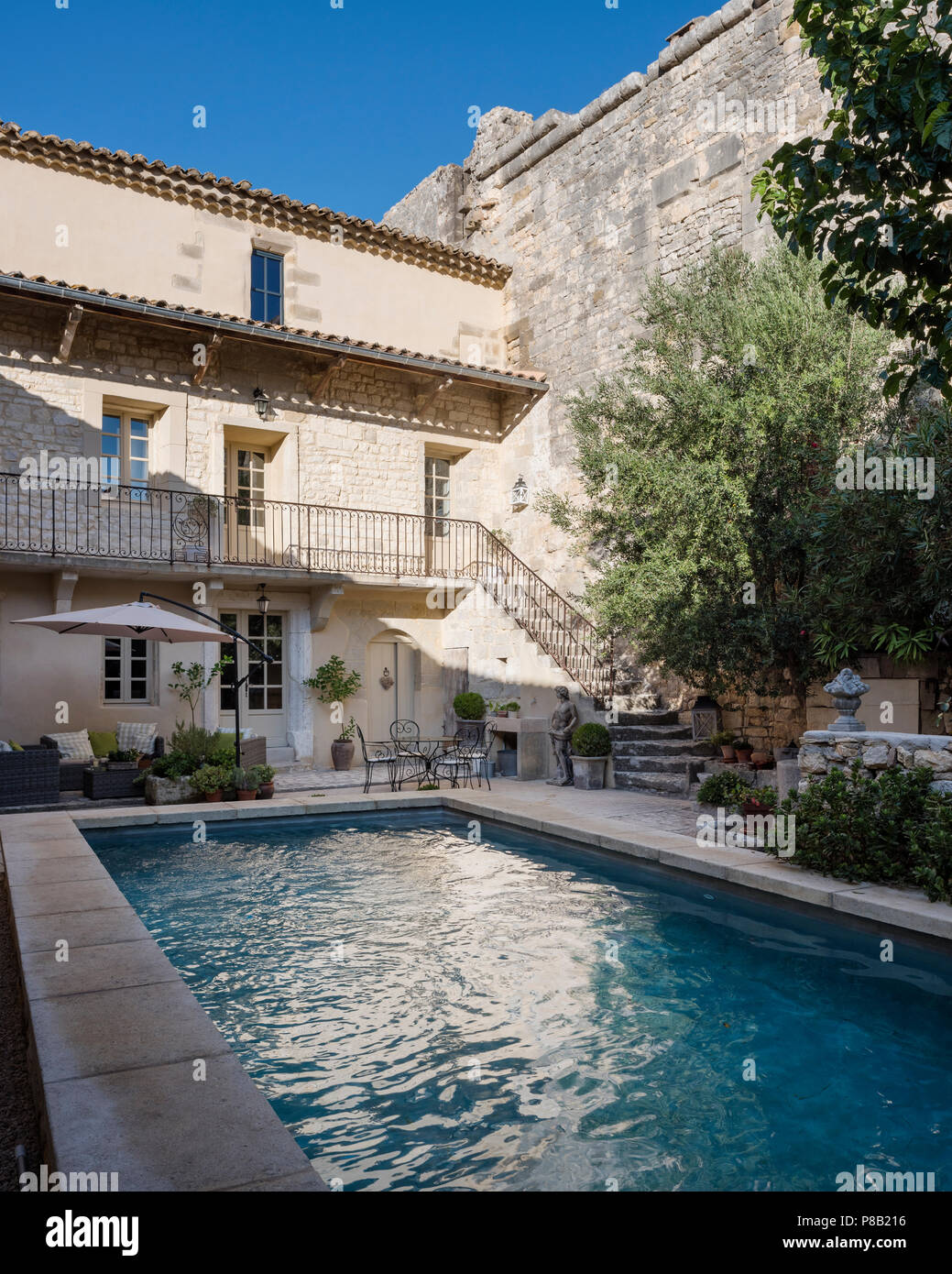 Olive tree swimming pool hi-res stock photography and images - Alamy