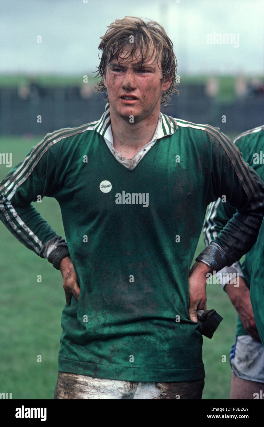 Junior Gaelic football players, Castlebar, Co Mayo, Ireland Stock Photo ...