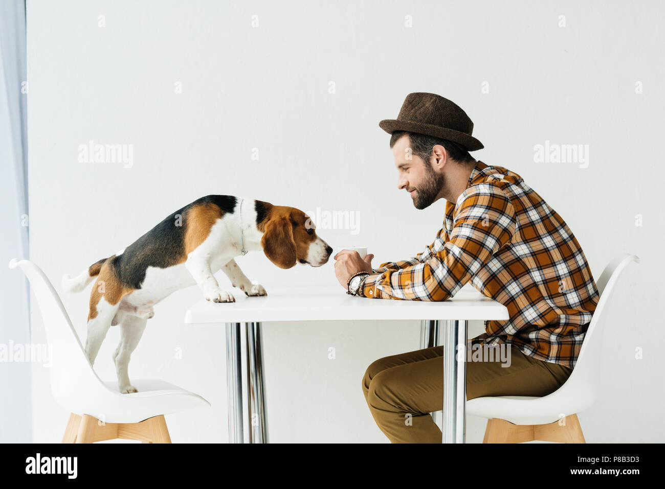 Hands sniffing hi-res stock photography and images - Alamy