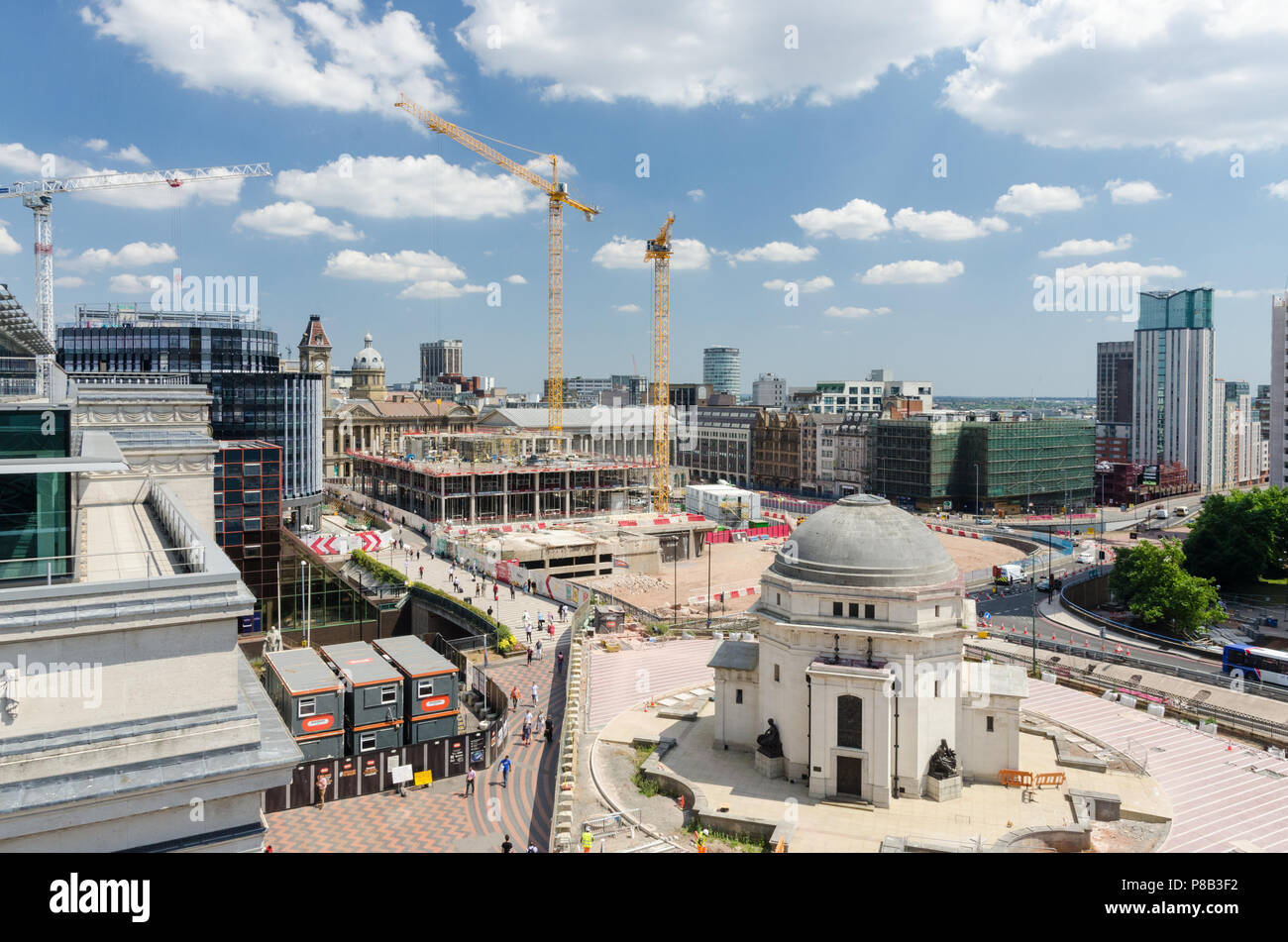 Large scale redevelopment and construction projects in Birmingham city ...