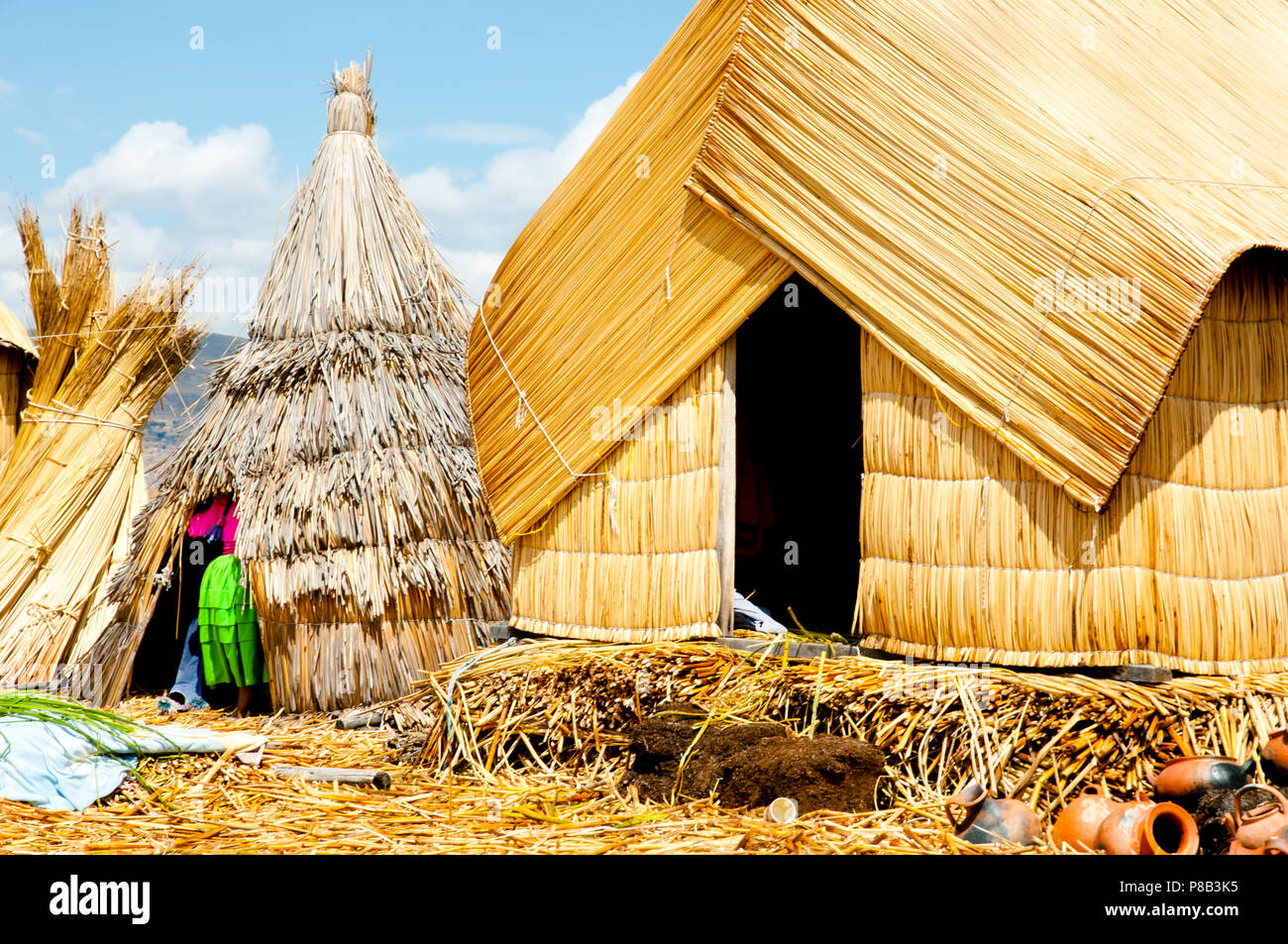 Uros Islands - Lake Titicaca - Peru Stock Photo - Alamy