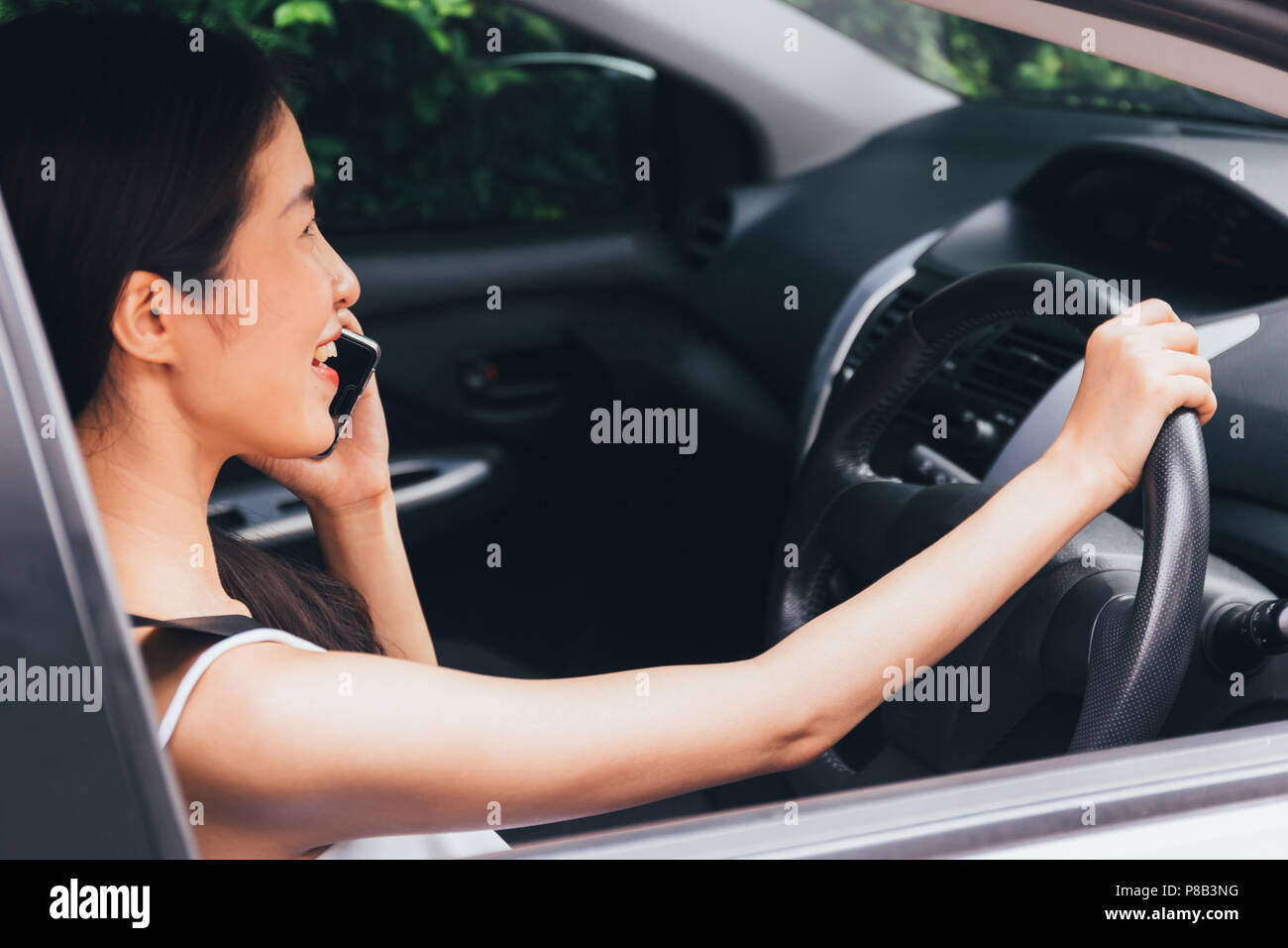 Teen danger driving car hi-res stock photography and images - Alamy