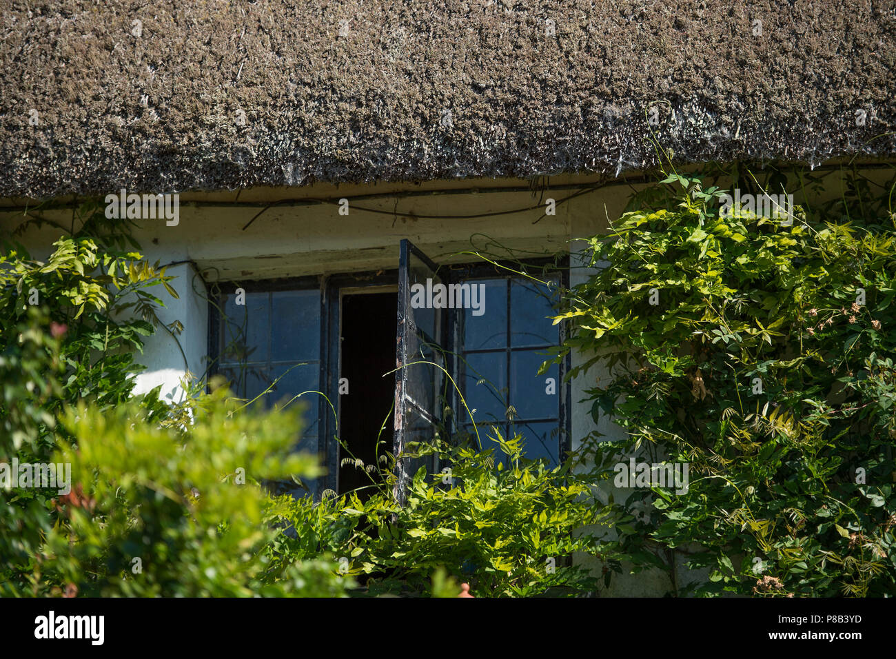 Old country cottage thatched hi-res stock photography and images - Alamy