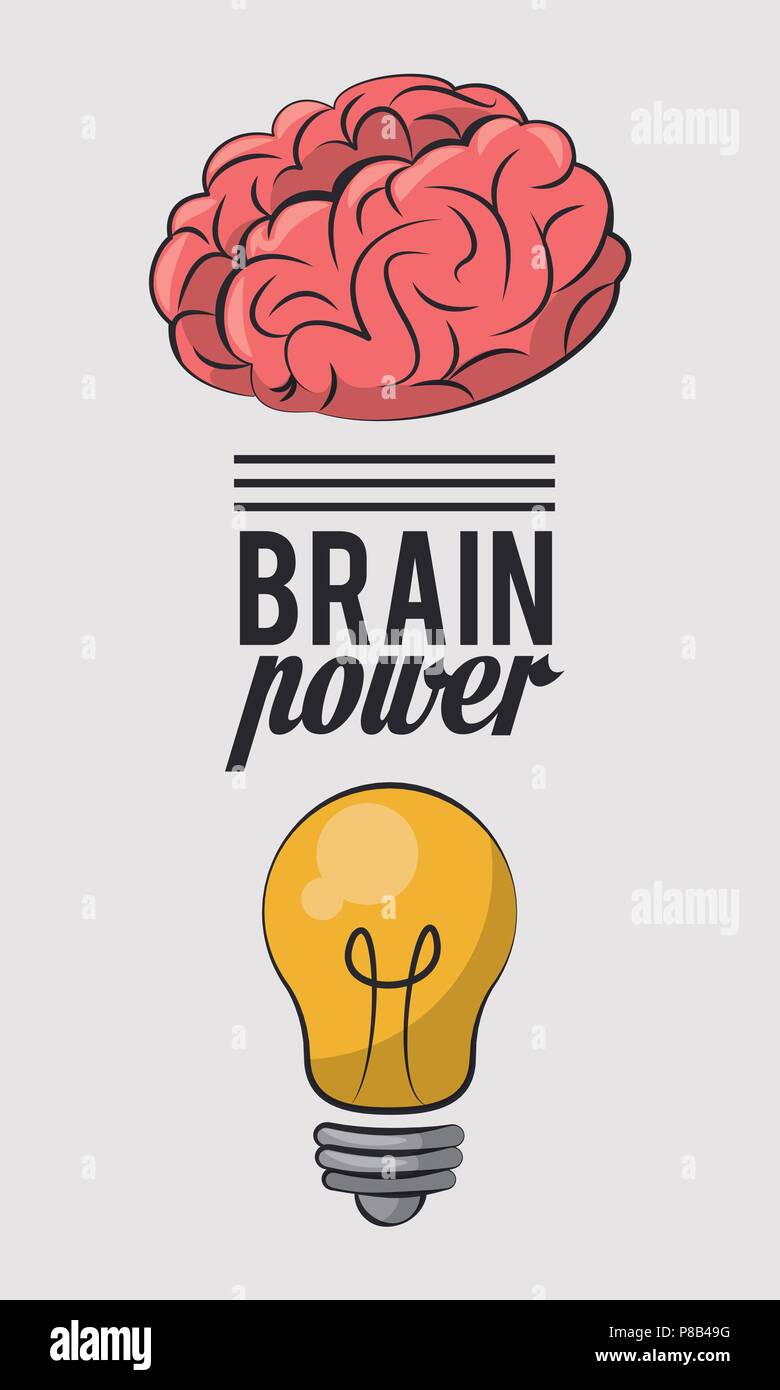 Brain power concept Stock Vector Image & Art - Alamy