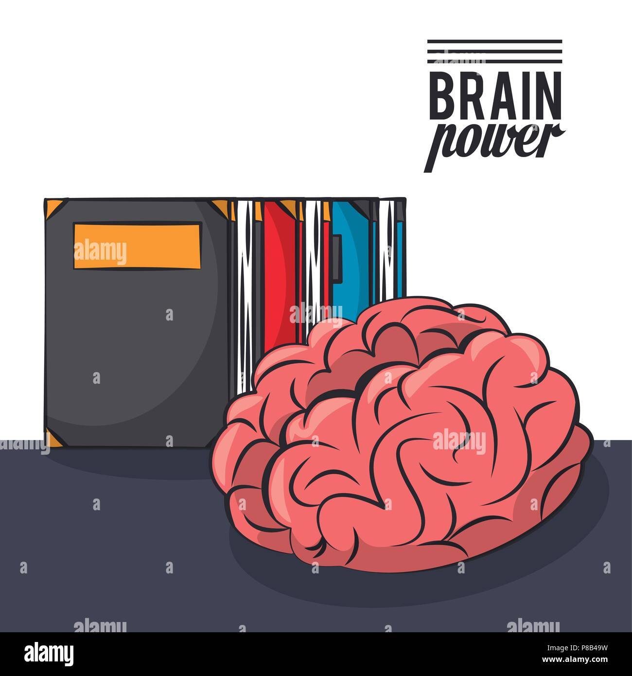 Brain power concept Stock Vector Image & Art - Alamy