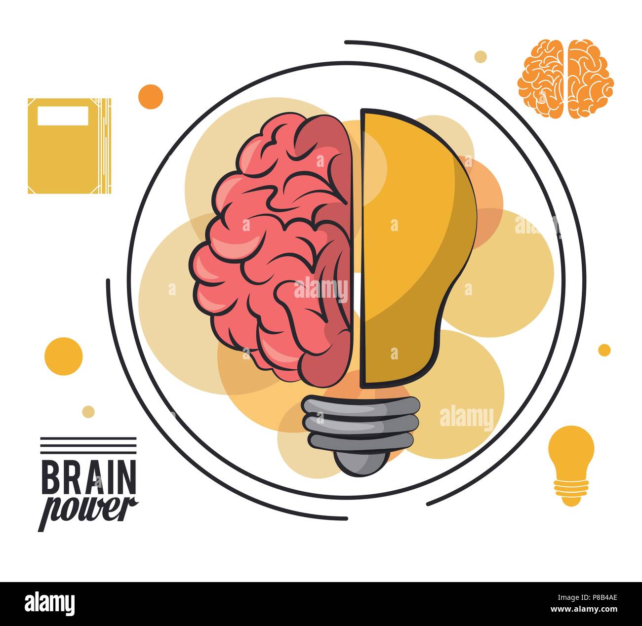 Brain power concept Stock Vector Image & Art - Alamy