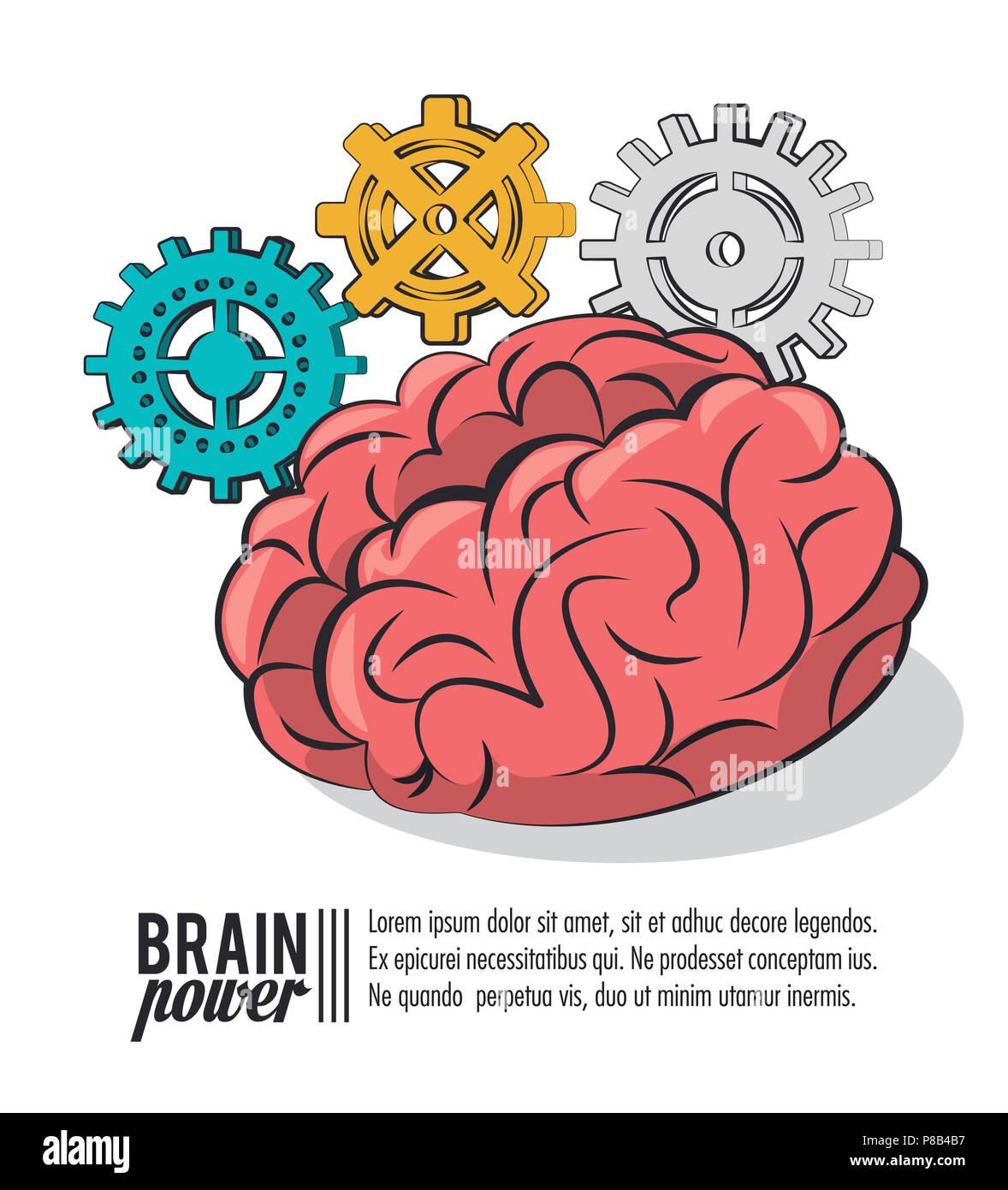 Brain power concept Stock Vector Image & Art - Alamy