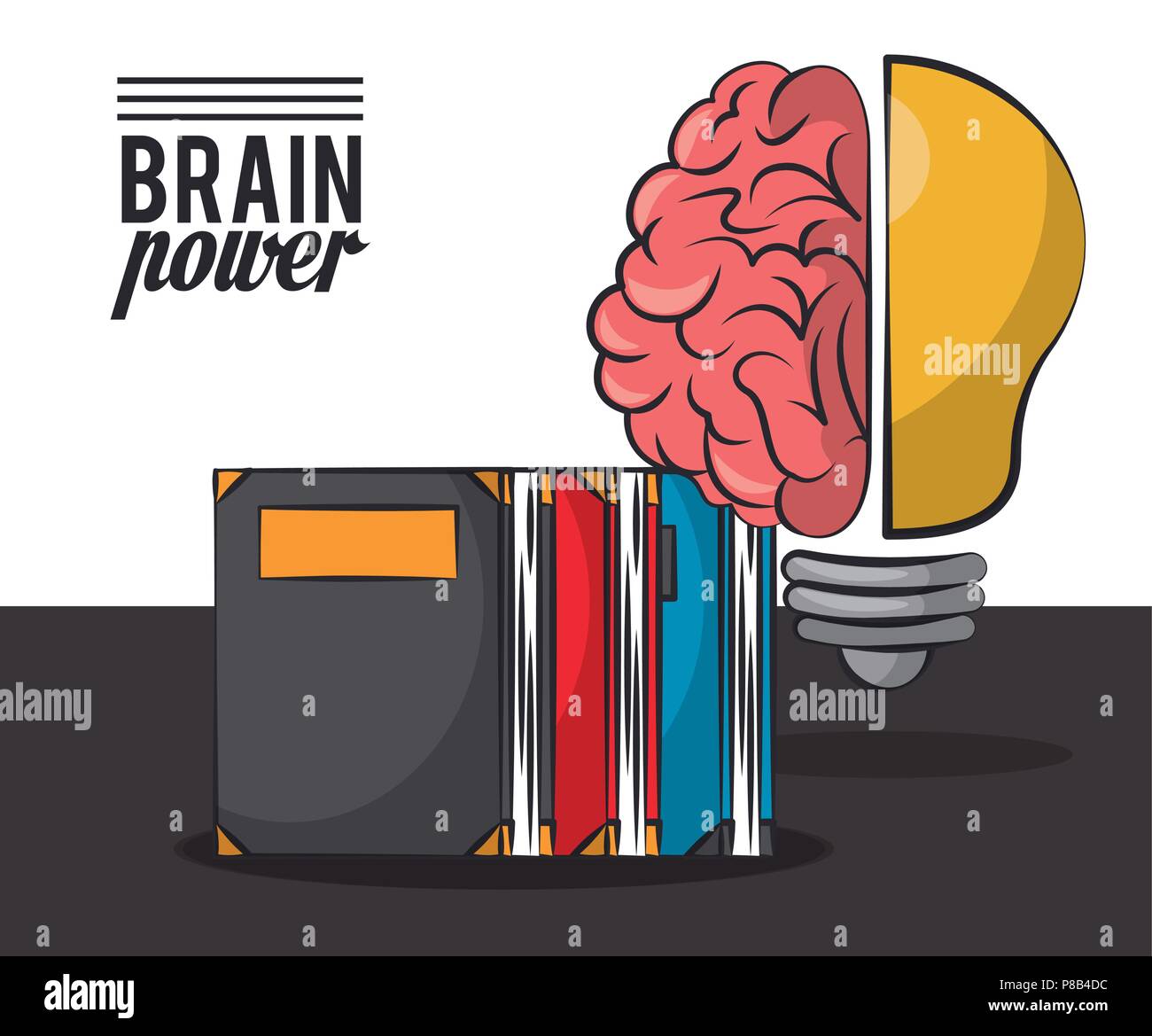 Brain power concept Stock Vector Image & Art - Alamy