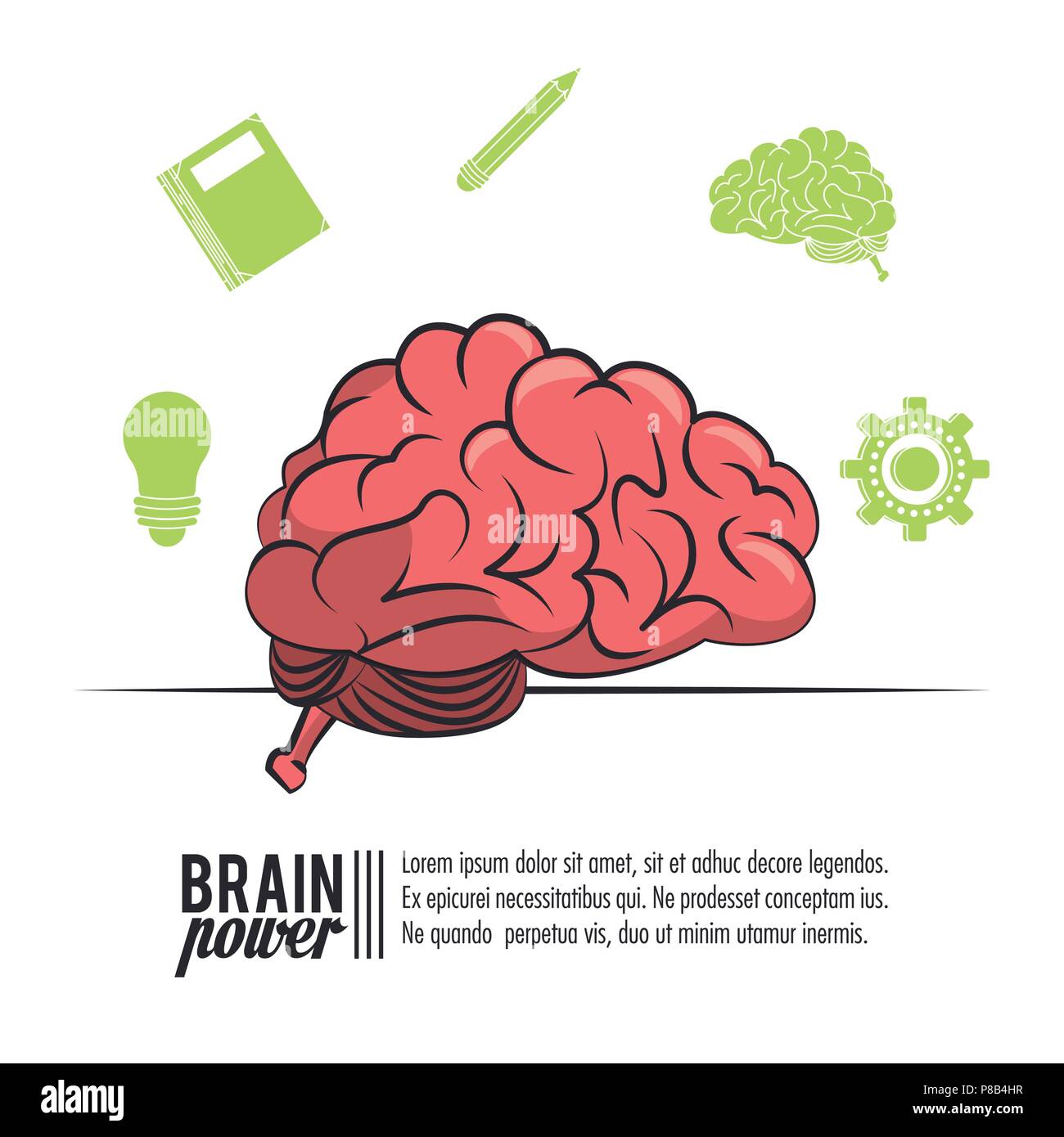 Knowledge is power poster Stock Vector Images - Alamy