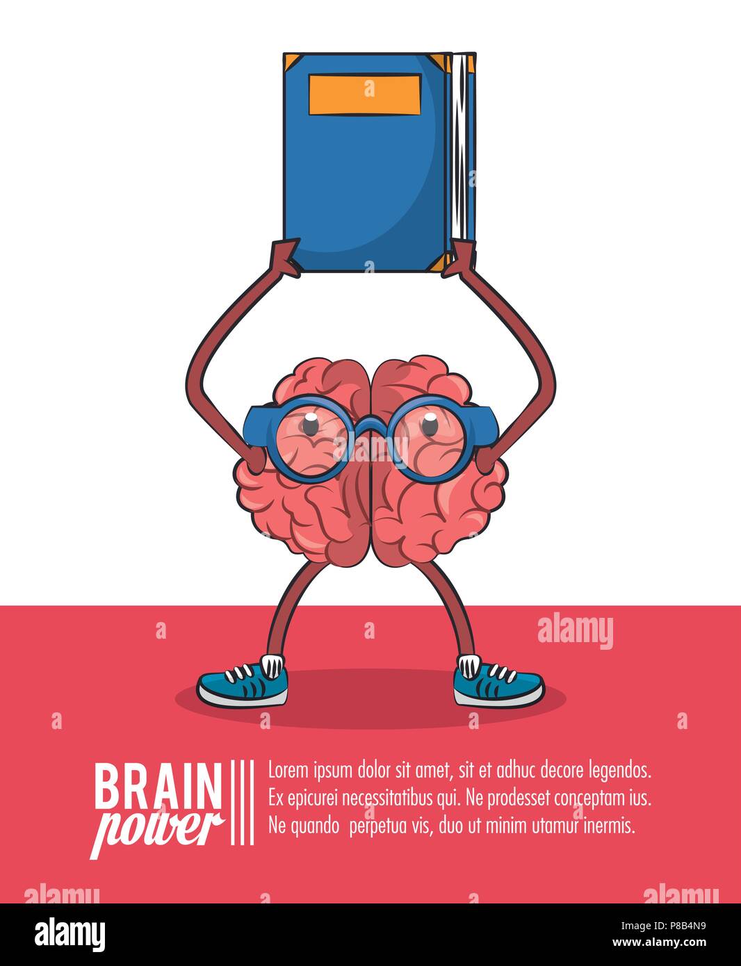 Brain power poster Stock Vector Image & Art - Alamy