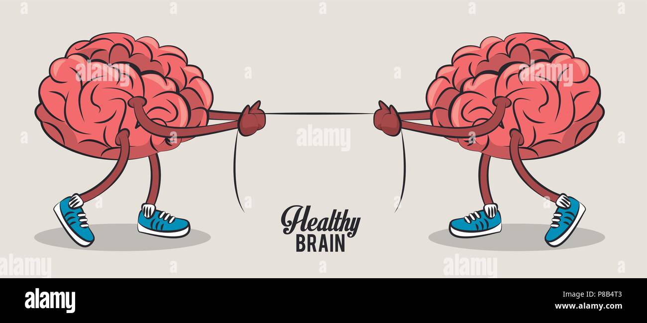 Cute brains cartoons Stock Vector Image & Art - Alamy