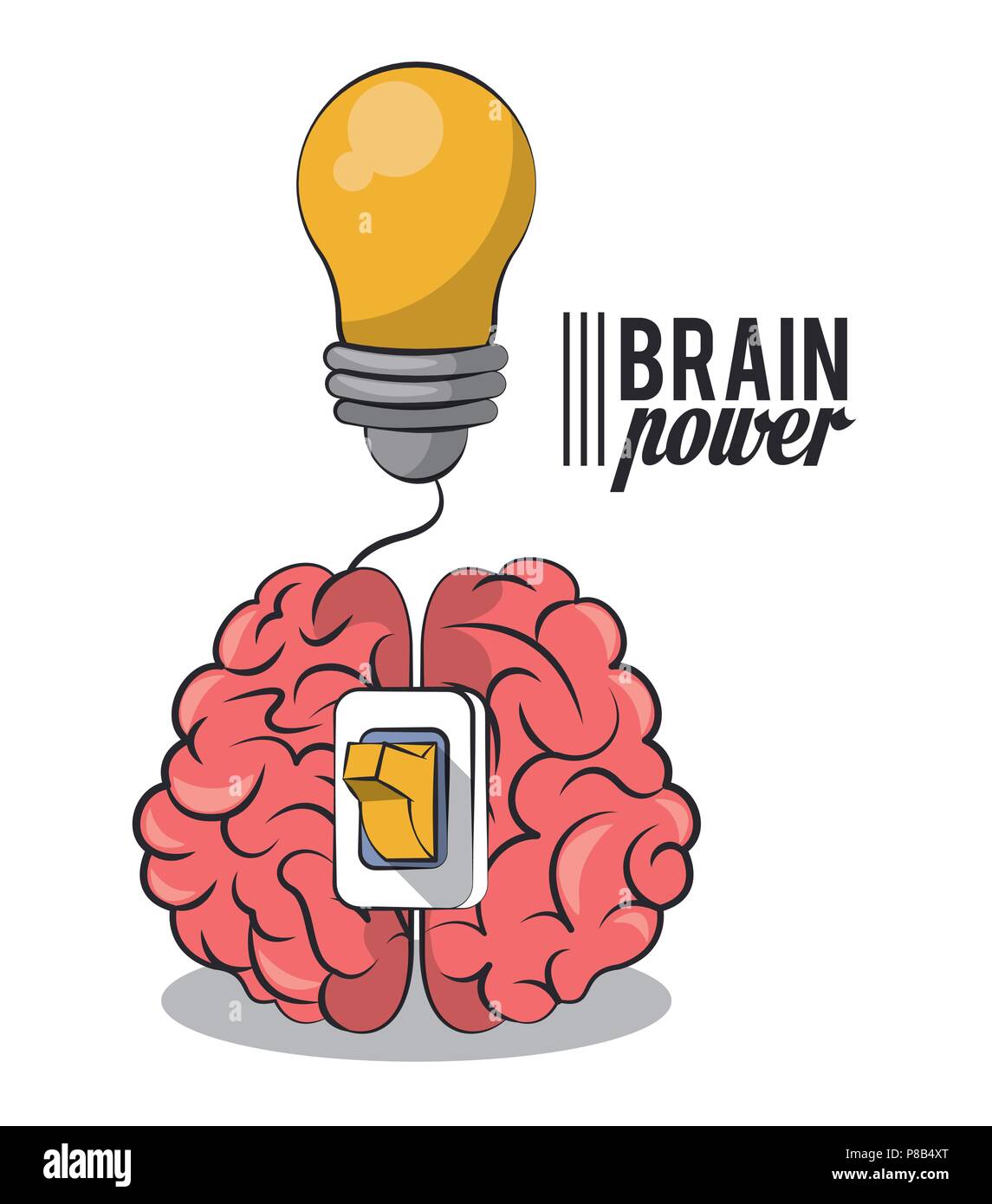Brain power concept Stock Vector Image & Art - Alamy