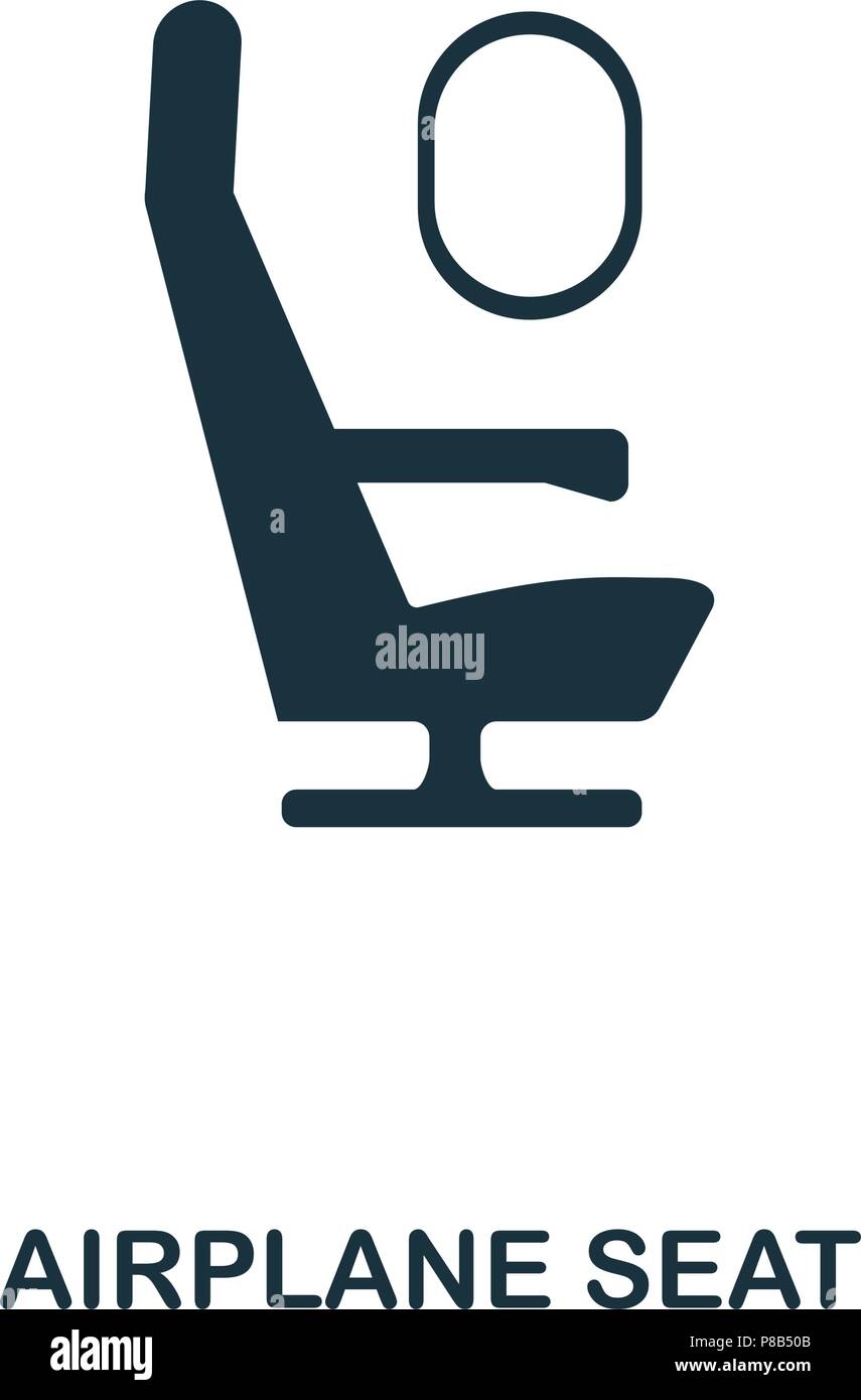 Airplane Seat icon. Line style icon design. UI. Illustration of ...