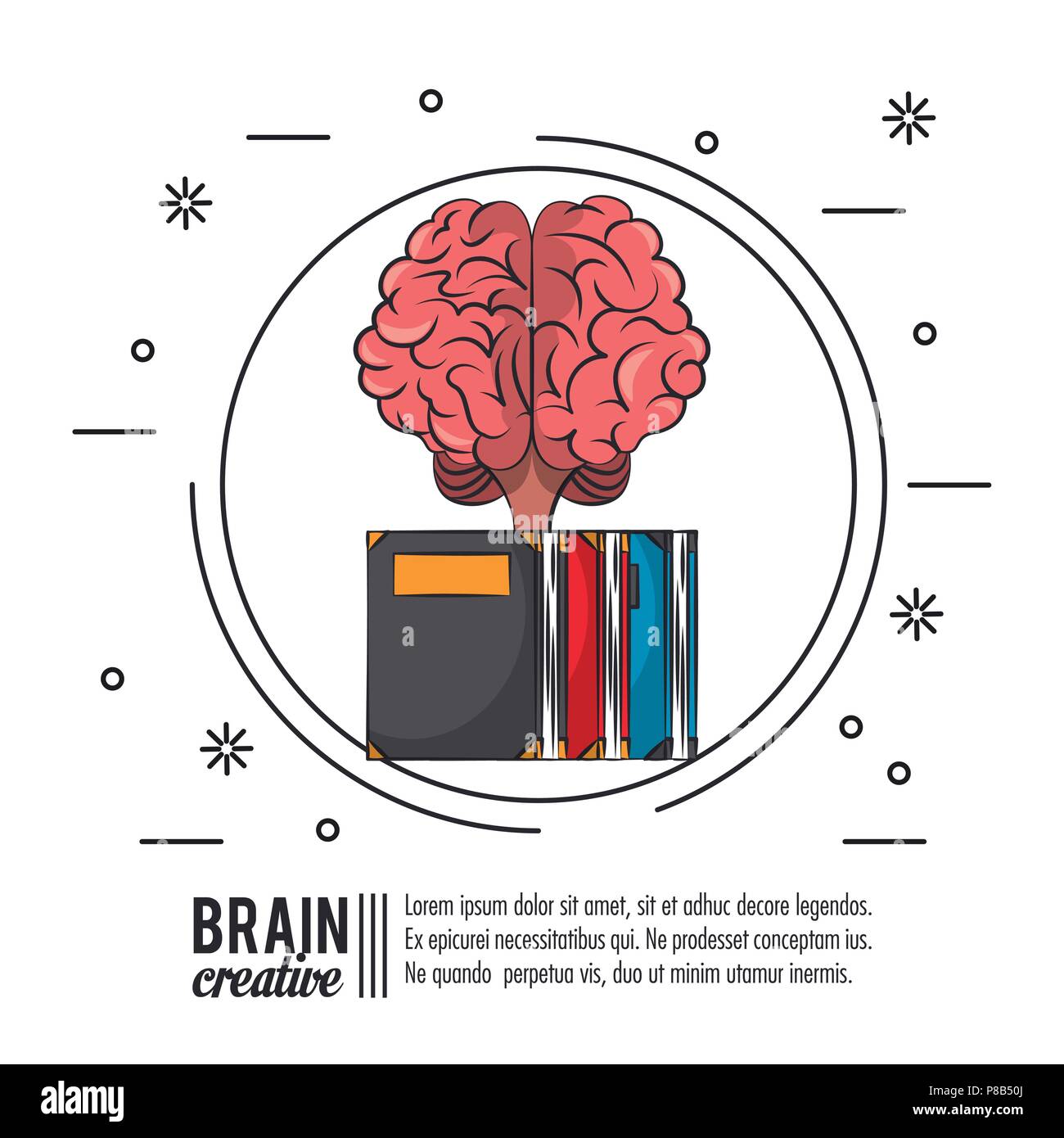 Brain creative poster Stock Vector Image & Art - Alamy
