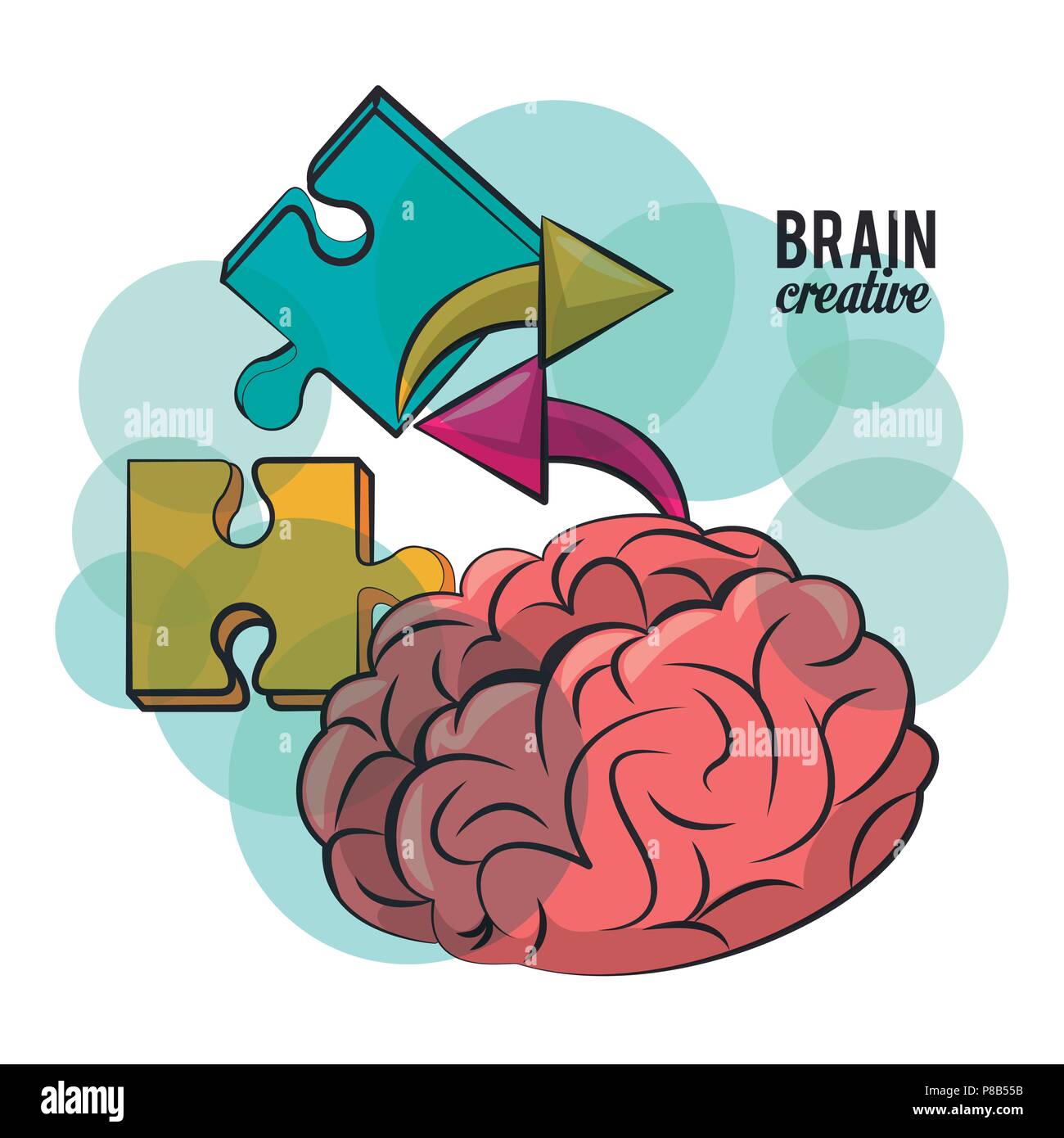 Brain creative concept Stock Vector Image & Art - Alamy