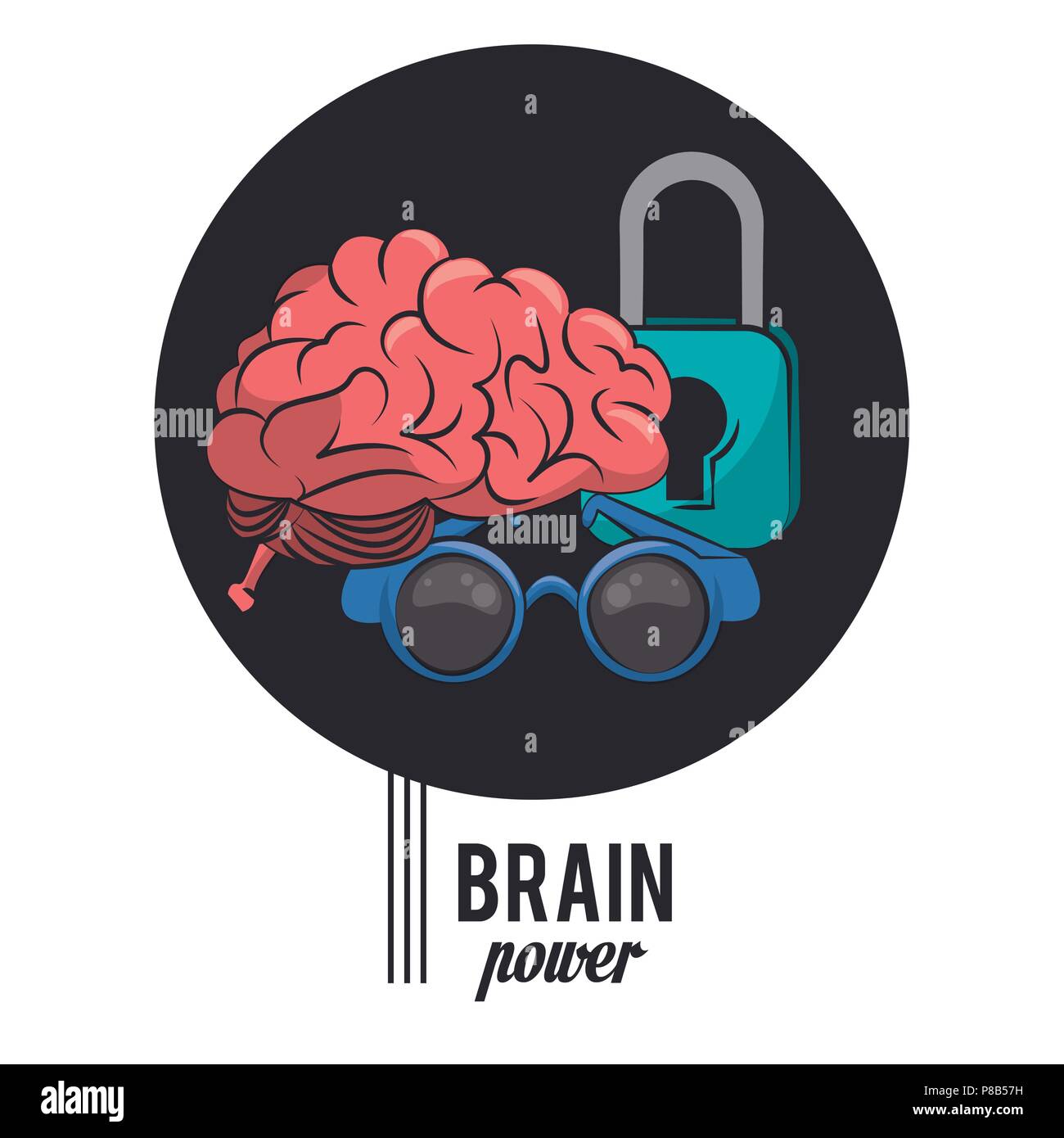 Brain power concept Stock Vector Image & Art - Alamy